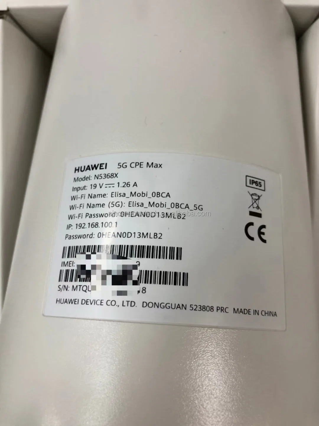 Outdoor 5G CPE Router N5368X - Dual Mode (SA/NSA) Support