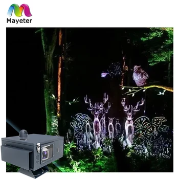 Large Holographic Laser Outdoor Lighting Interactive Floor Projector 3d ...