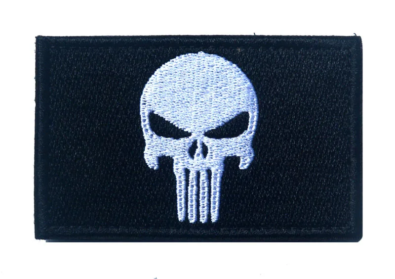 Full Embroidered Punisher Chest Badges & Armband Patches