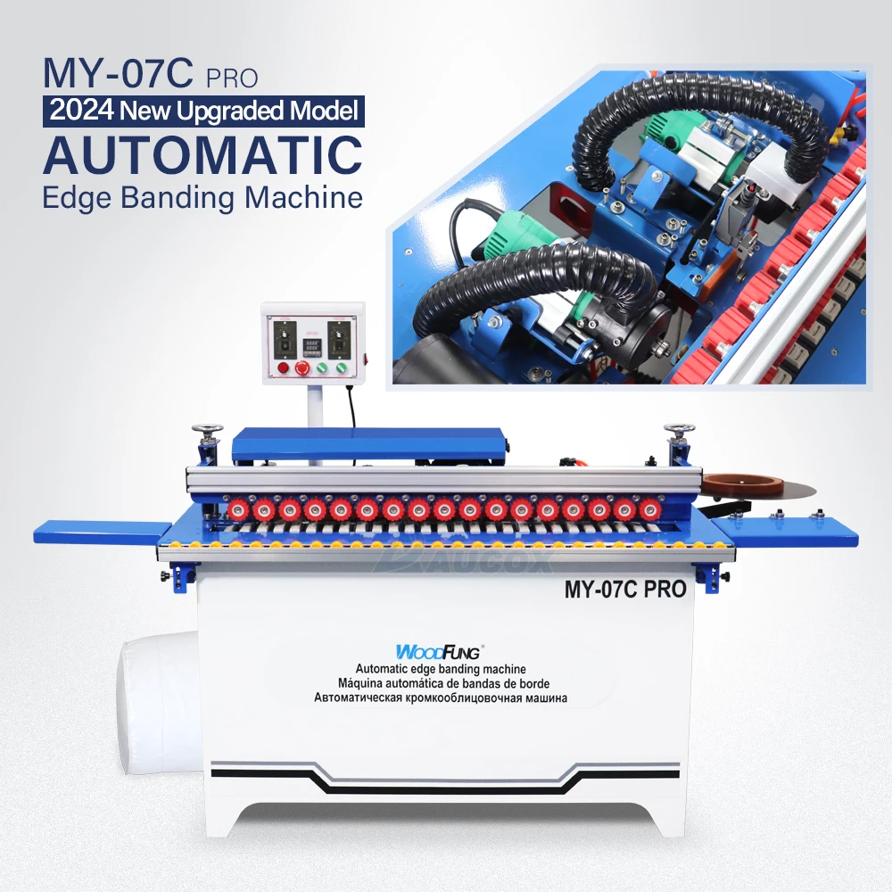 MY07C PRO Automatic Melamine Veneer PVC ABS Edge Banding Machine with ...