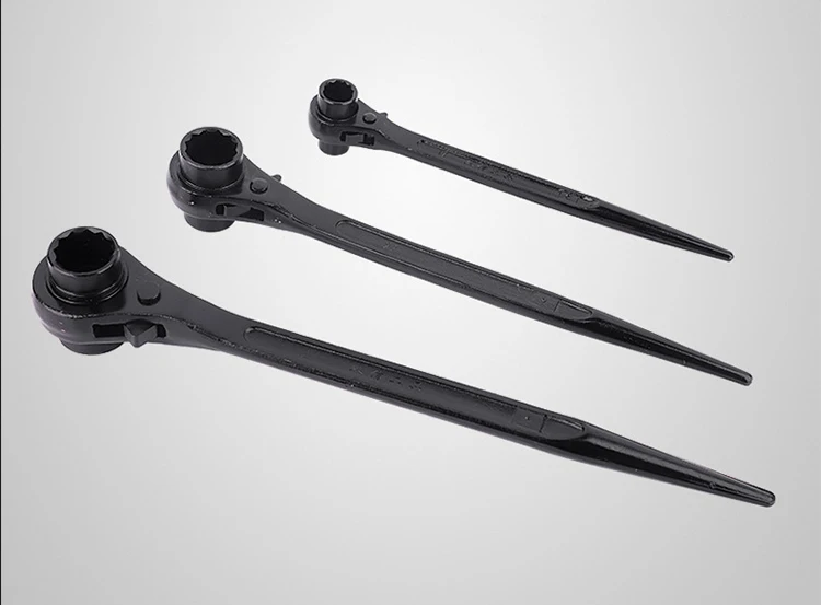 Hexagon Scaffold Ratchet Spanner - Durable Double Wrench