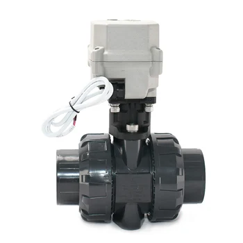 Tonheflow Motorized Pvc Ball Valve Motorised Dn40 1 1/2" Cr501 Dc12v ...