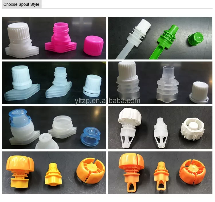 Plastic Packaging Liquid Water Juice Drink Pouches Squeeze Spout Pouch ...