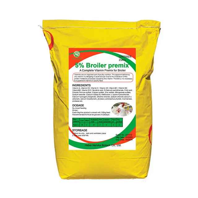 5% Broiler Feed Premix - Promotes Growth & Nutrition