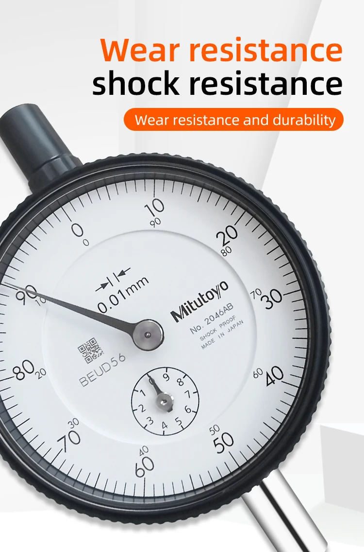 Japan Mitutoyo Dial Gauge 0-10mm High Precision Pointer Dial Gauge ...