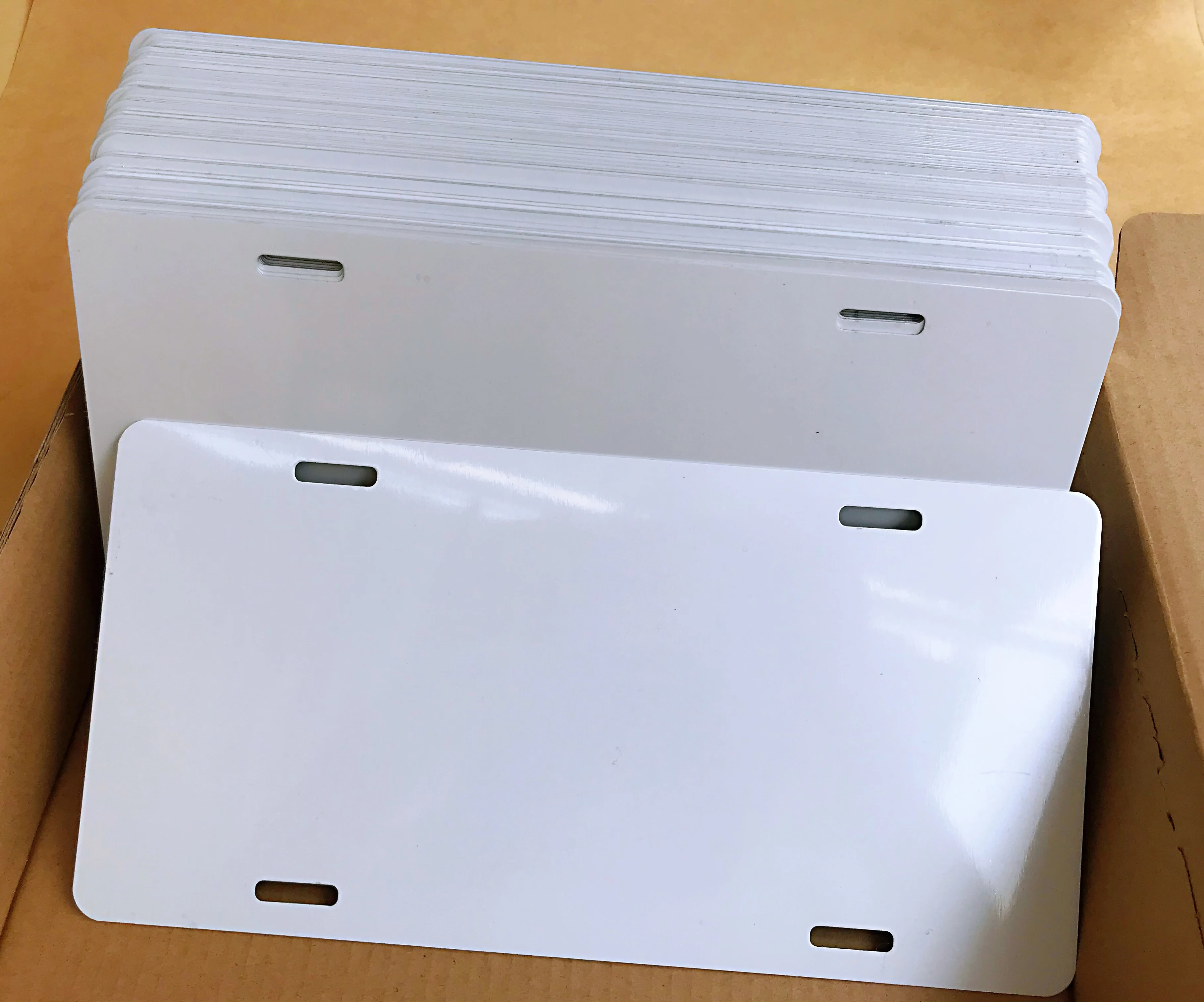 Us Warehouse Aluminum Sublimation License Plate Frame Blank ...