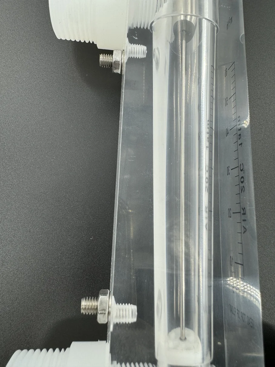 Long Service Life1-20L/min Gas Rota Flow Meter With Adjustable Valve ...