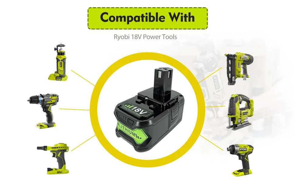 工厂bms 18650 Ryobi 18v电池盒p108替换ryobi电池盒用于电动工具pcb外壳p107 - Buy Ryobi 18v电池 ...