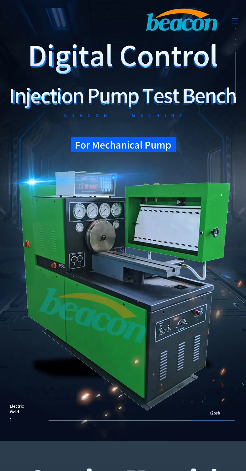 12PSB Diesel Fuel Injection Pump Test Bench - Calibration Machine