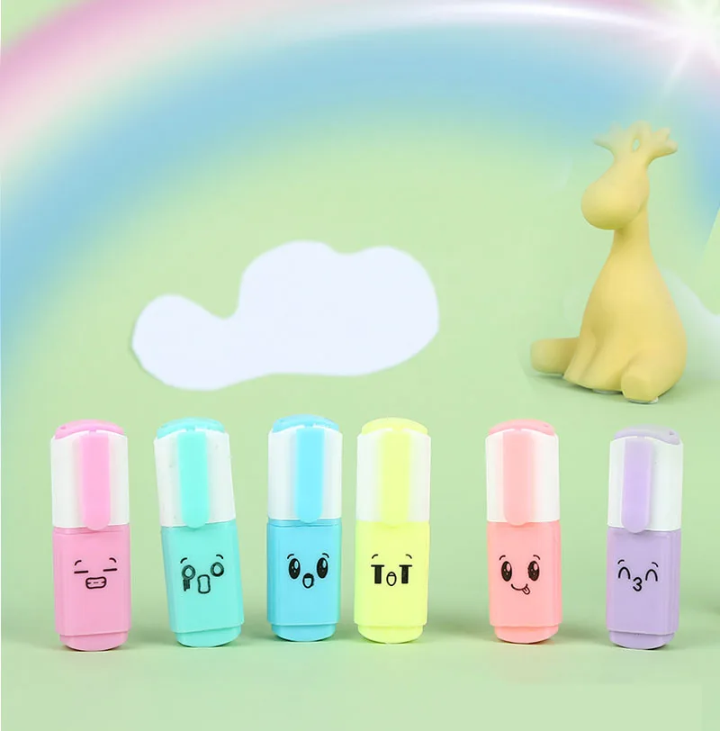 Kawaii Memes Mini Highlighters For Students' School Offices With A ...