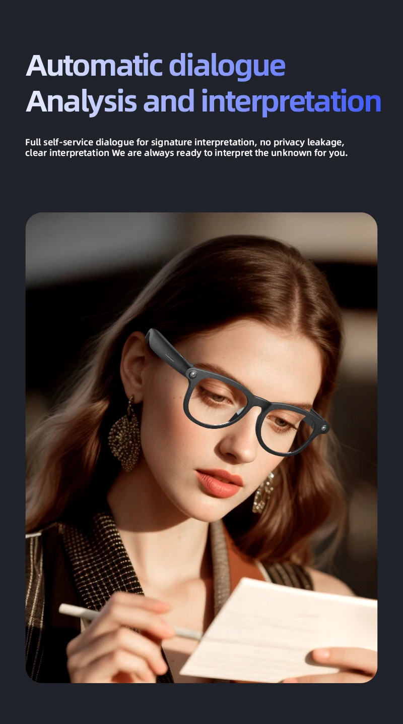 SG702025 ARAI Wearable Fashion Smart Glasses Music smart glasses with ...