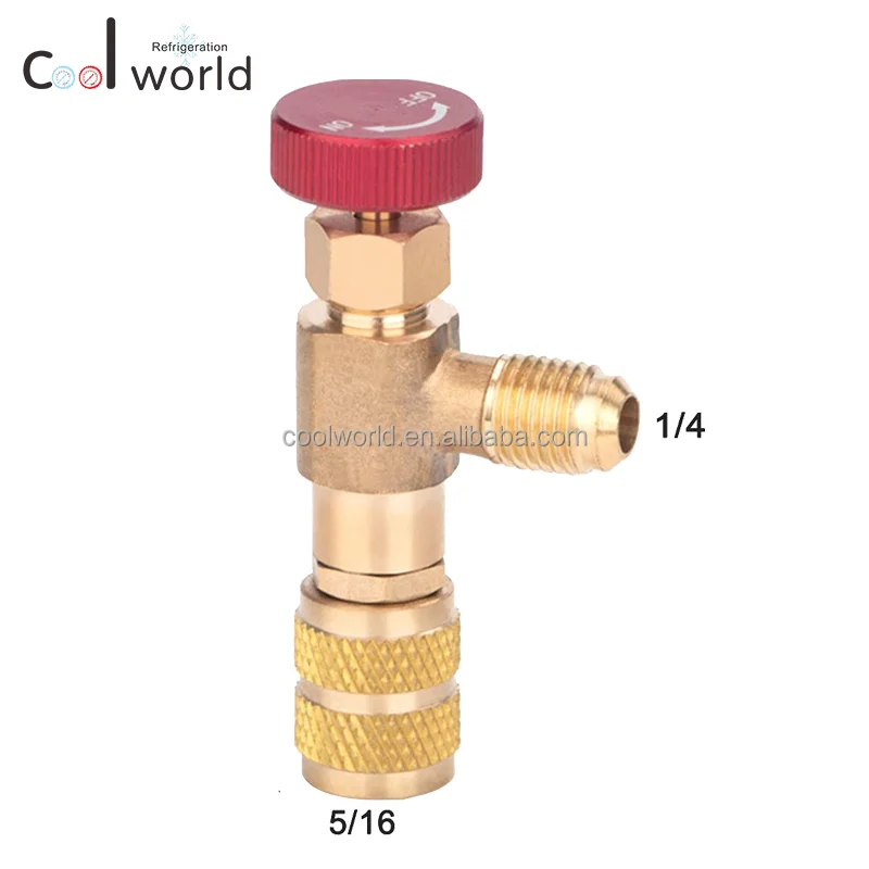 R22 Refrigerant Charging Valve Air Conditioning Refrigerant Liquid ...