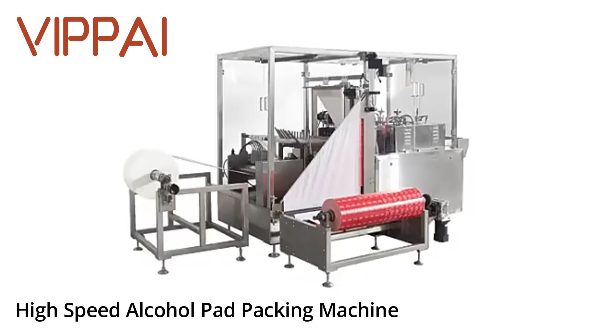 Vippai High Productivity 8 Columns Single Piece Alcohol Swab Pads ...