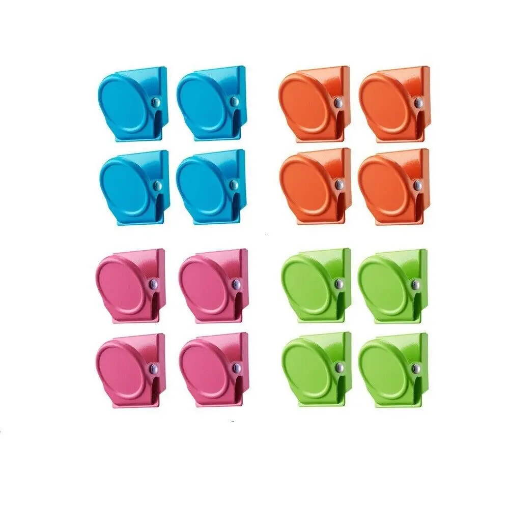 Magnetic Clips Fridge Strong Magnet Metal Clamp Note Photo Hanger ...