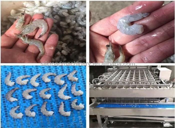 Fresh Frozen Shrimp Deheading Grading Peeling Machine Shrimp Head ...