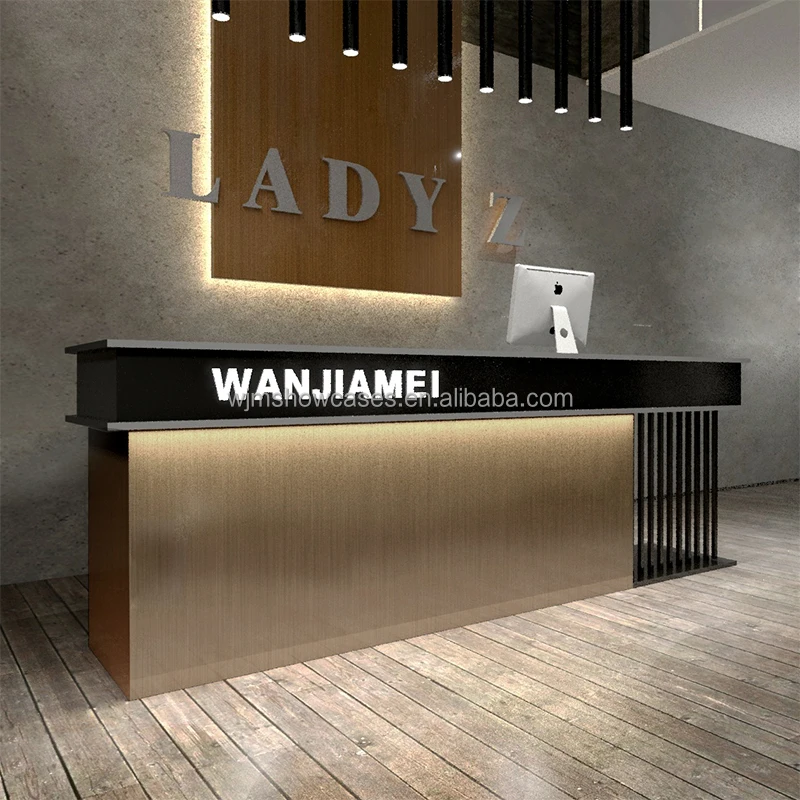 Fashion Industrial style bar counter club reception desk restaurant ...
