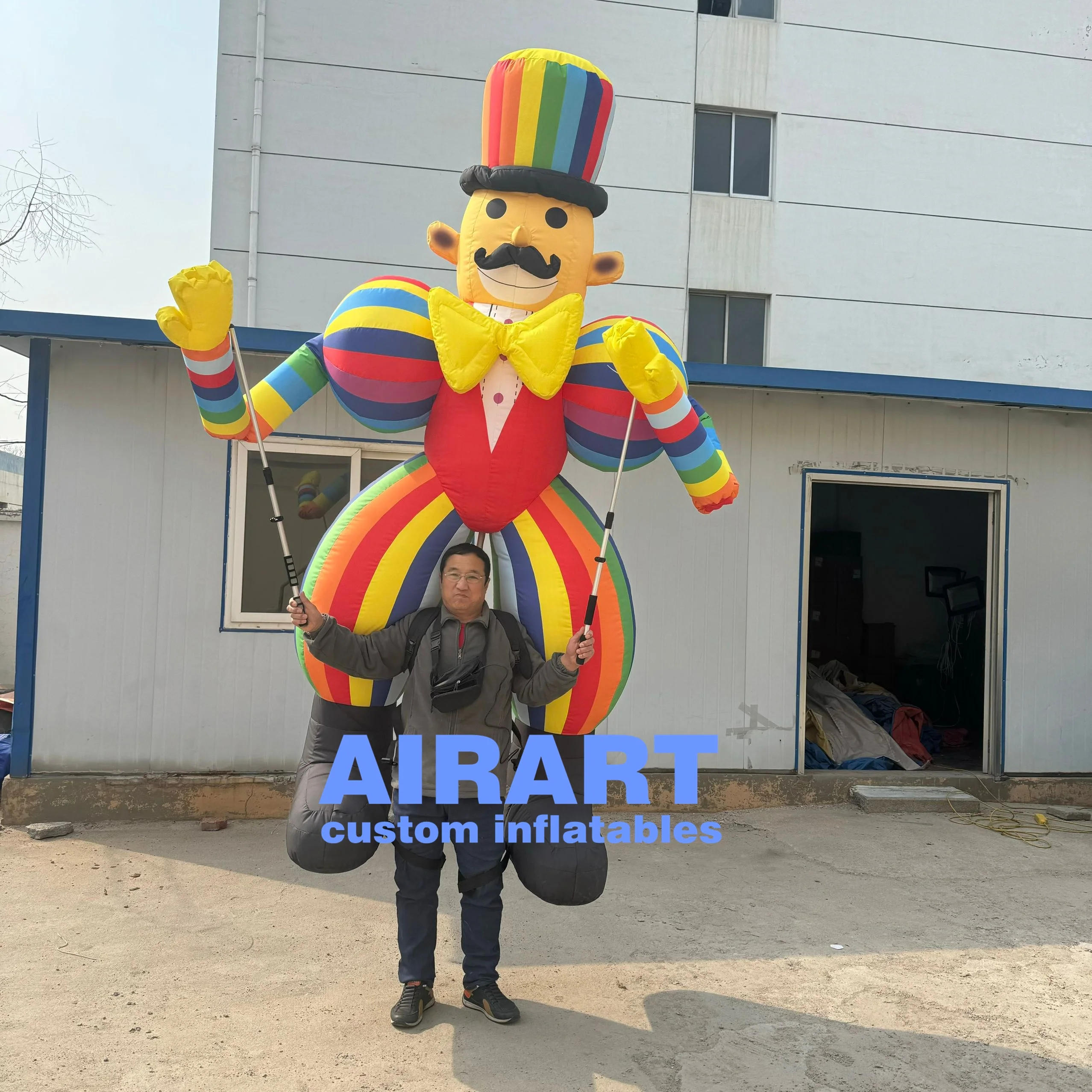 Stage decoration inflatable clown puppet inflatable soldier puppet ...