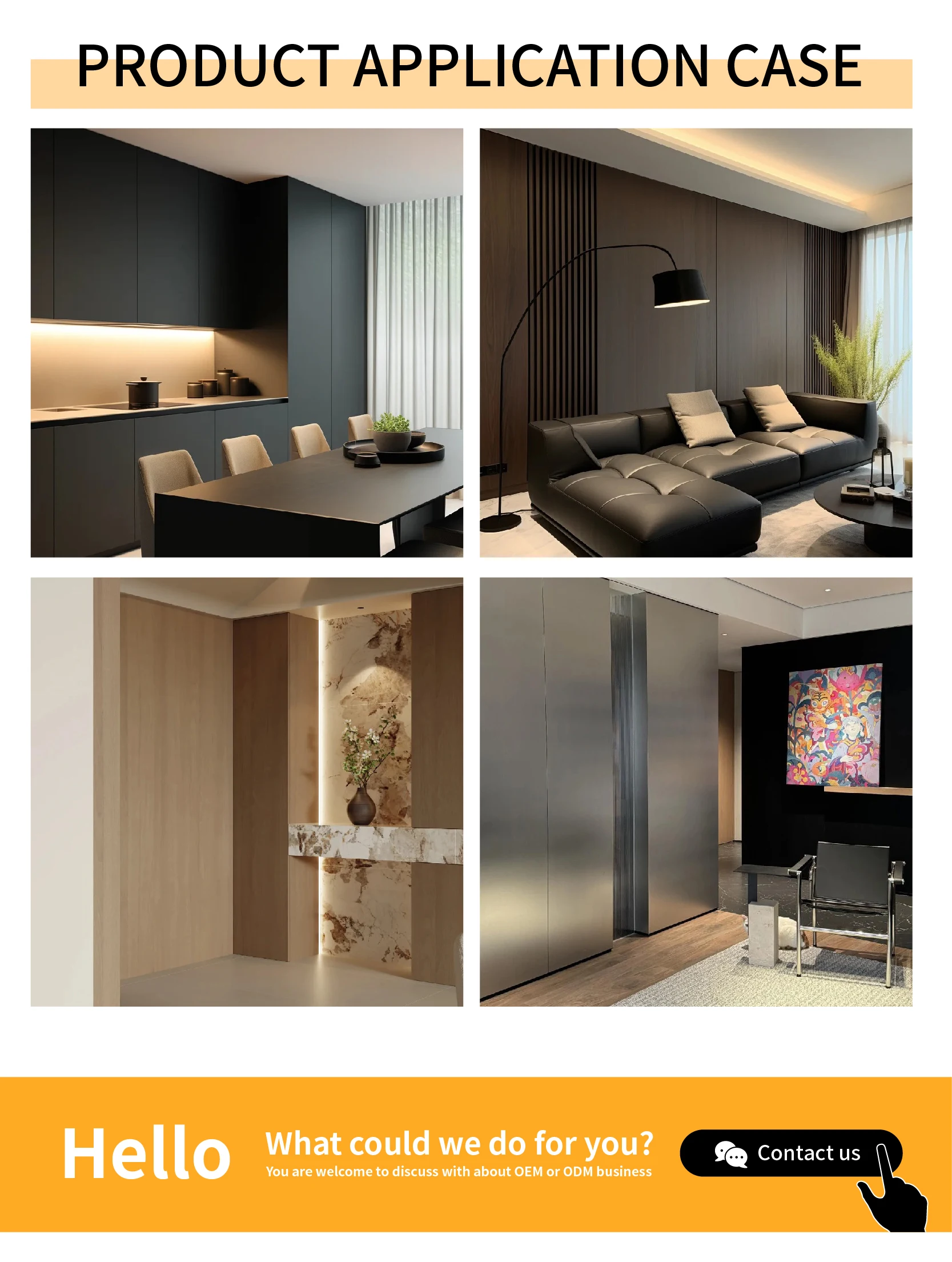 Waterproof Bamboo Charcoal Wall Cladding Panels for Interior