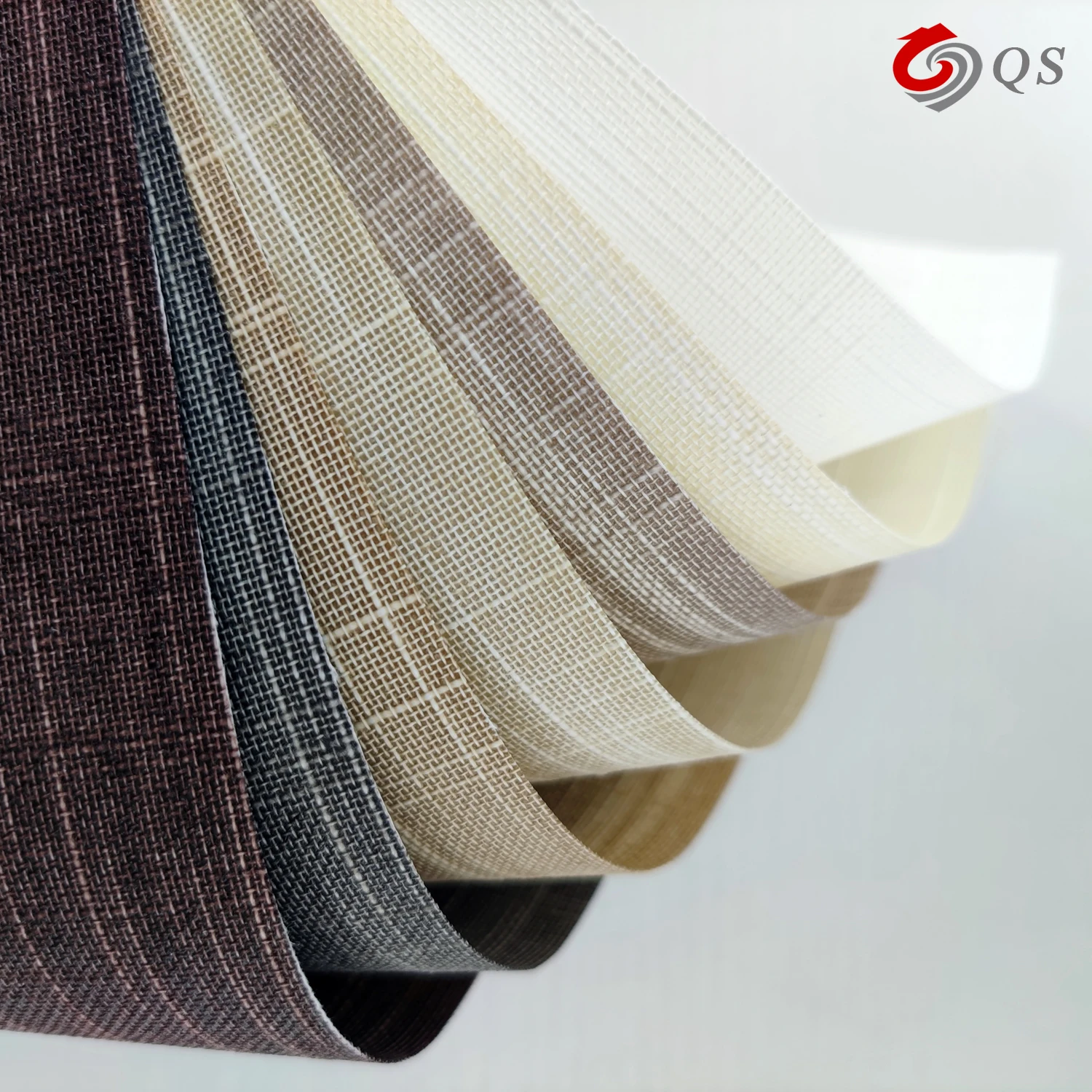 Qs951 Transparent 89mm 127mm Vertical Blinds Curtains For High Window Wholesale Polyester Roller ...