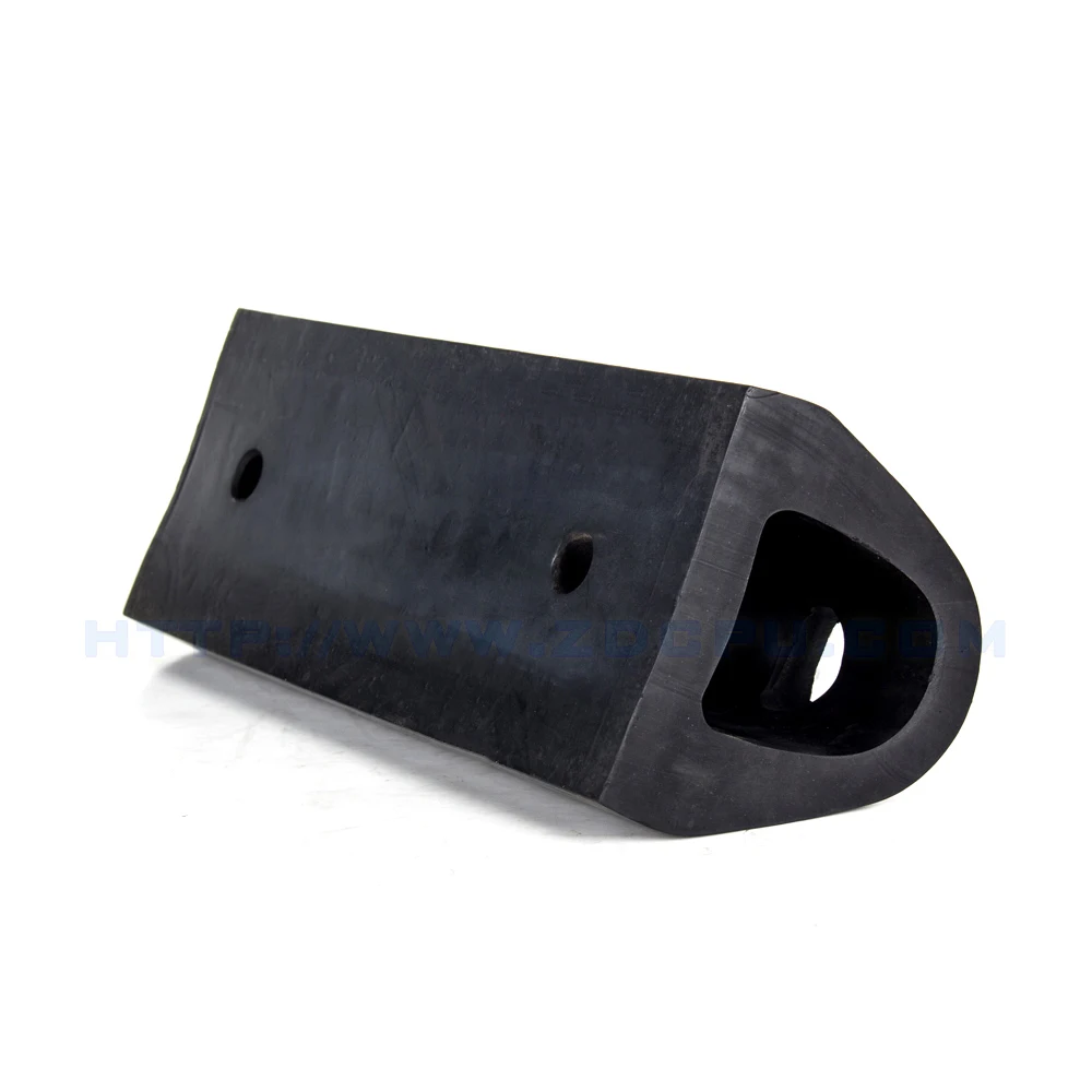 D Type Loading Dock Bumper Custom Extruded Silicone Rubber Bumper For ...