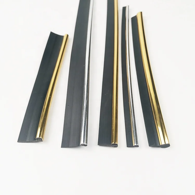 Customized Soft Clear PVC Plastic Gold Silver Piping Cord Waterproof ...