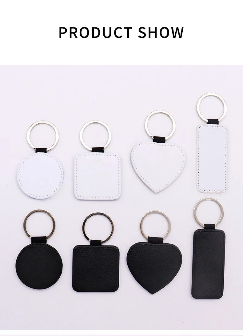Custom Promotional Gifts Bag Charms Accessories Pu Strap Keychain ...