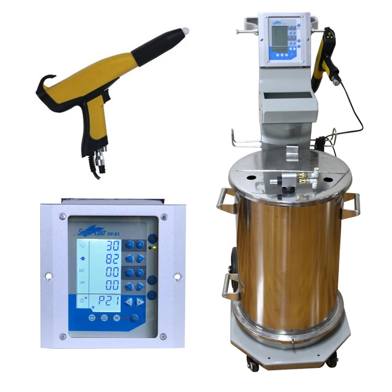 KF-X1 Hopper Feed Professional Electrostatic Powder Coating Painting ...