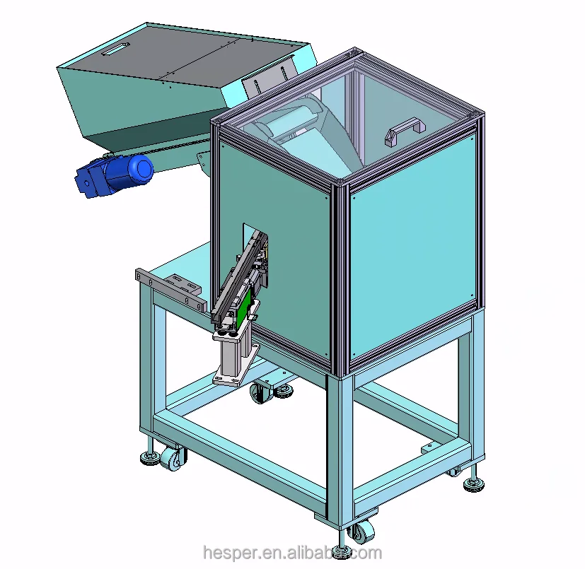 Customized Adjustable Speed Vibratory Bowl Feeder System With Hopper ...