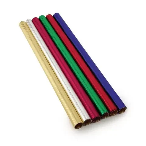 Colored Star Embossed Metallic Foil Paper Craft Foil Paper Roll Double ...