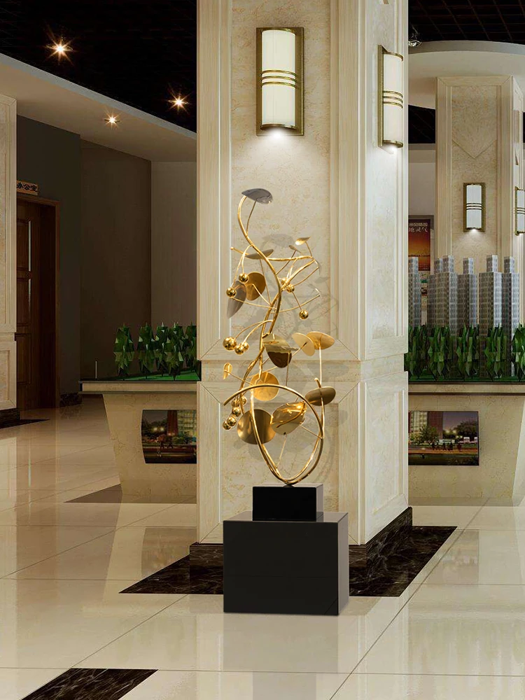 Dali Modern Stainless Steel Luxury Entrance Decoration