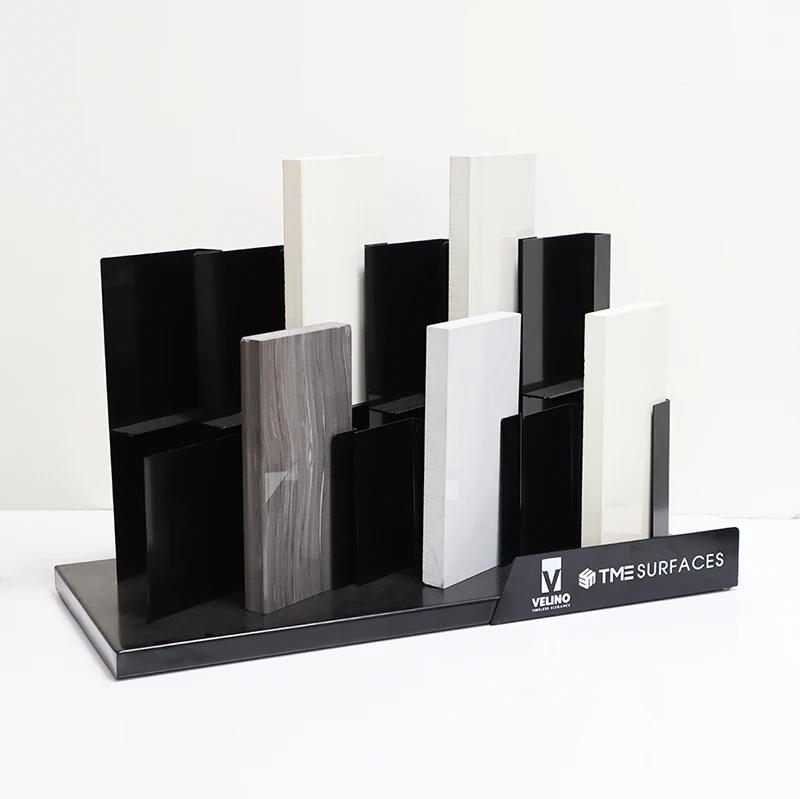 Desktop Stone Sample Metal Display Rack Countertop Display Stand - Buy ...