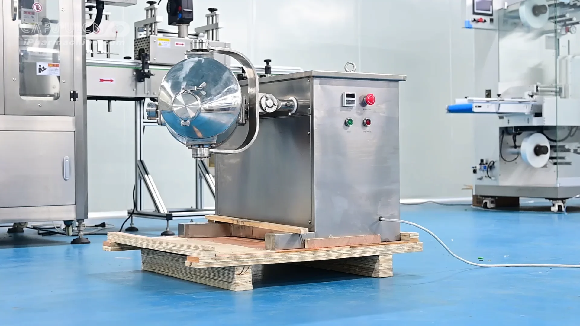 Sh-30 Model 3d Rotating Drum Industrial Motion Mixer High Efficient Dry ...