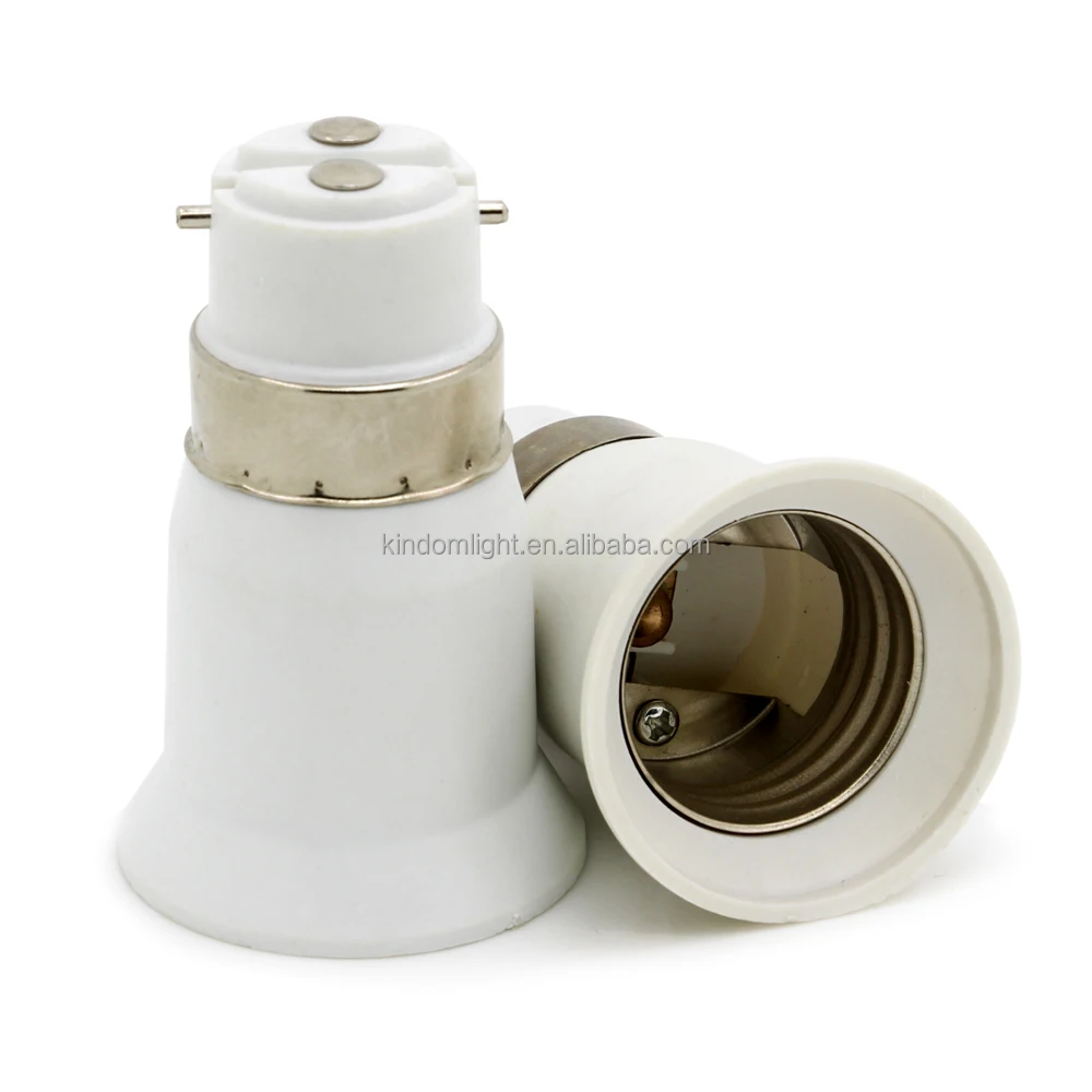 High Quality Pbt Anti-fire E27/b22 Holder B22 Lamp Socket B22 To E27 ...