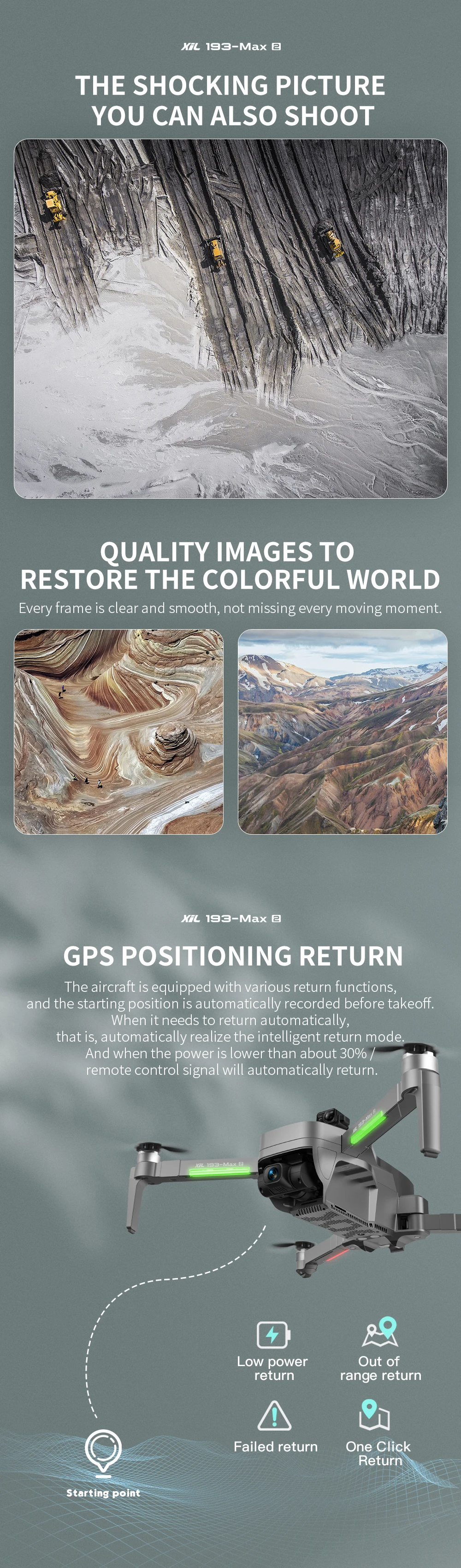 5KM Long Range Drone - 30mins Flight Time with 4K Camera