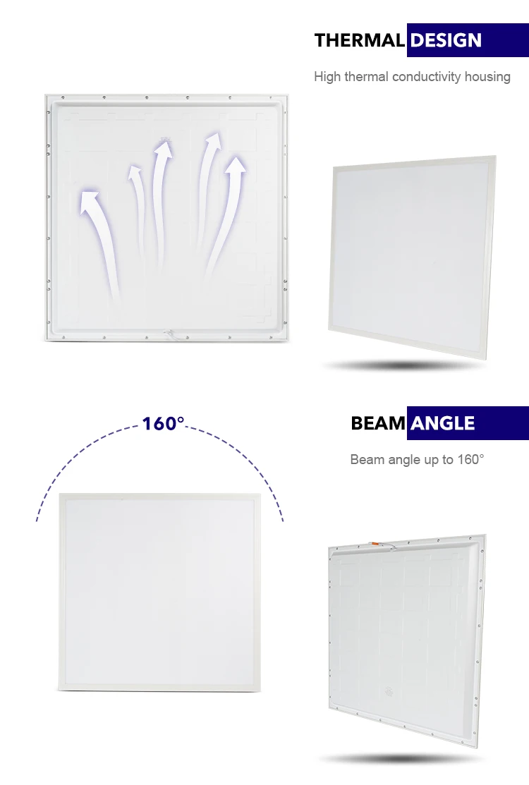 Indoor Recessed Mounted Led Ceiling Panel Lamp 60x60 Lighting ...