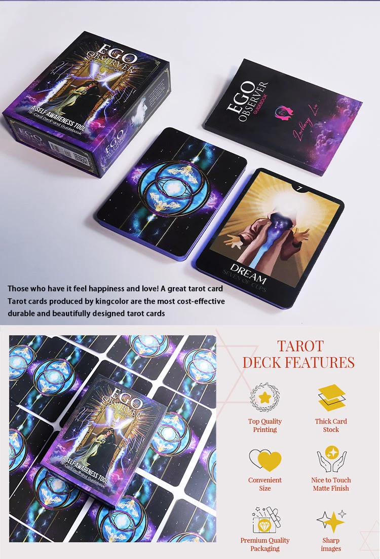 350gsm Paper Tarot Cards With Boxes Colorful Printing 350gsm Paper ...