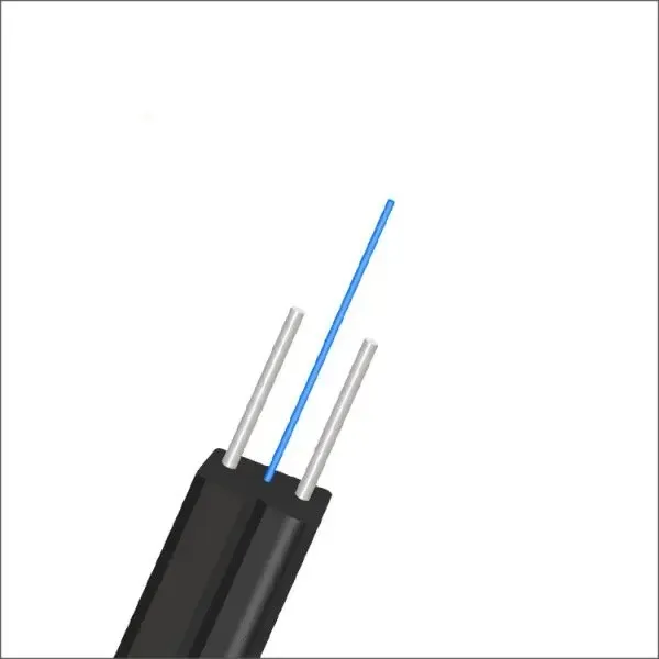 1 2 4 6 Core 1core Ftth Drop Clip Fiber Optic Cable Reel - Buy 1core ...