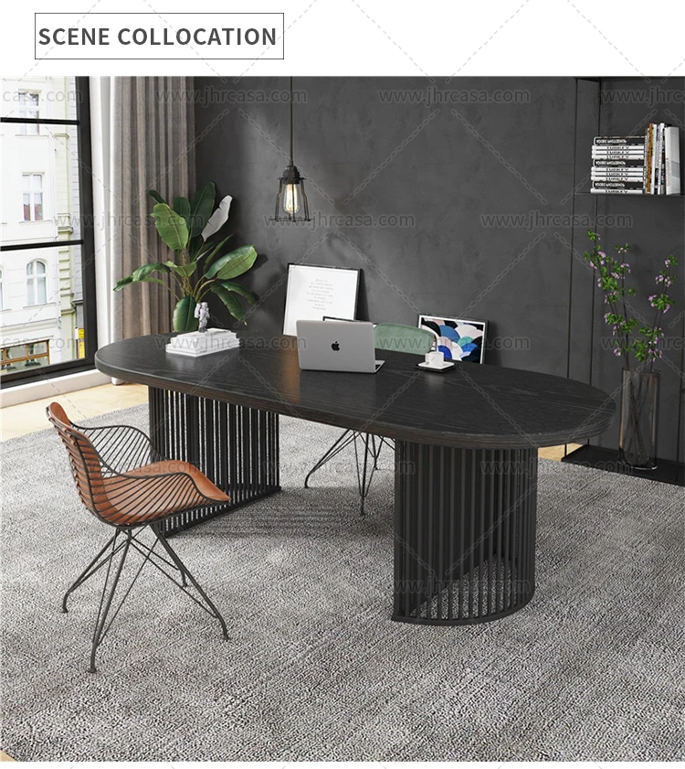 Minimalist Solid Wood Study Table Nordic Special Shape Home Office ...