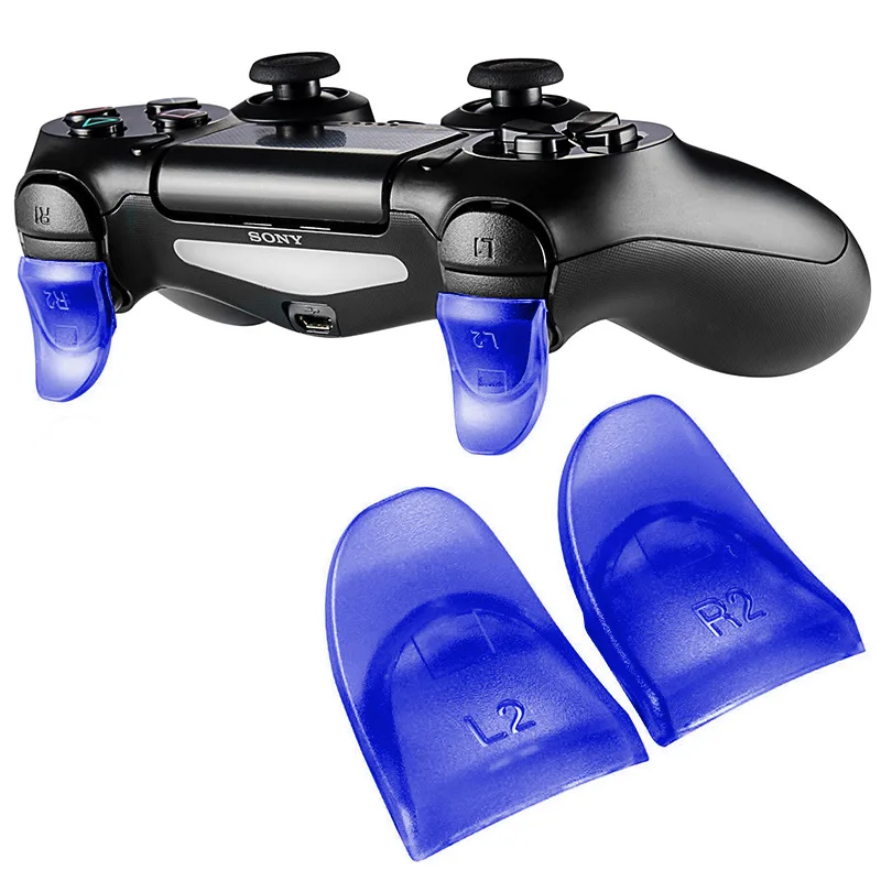 for Playstation 4 PS4 Gamepad L2R2 Trigger Buttons L2 R2 Extenders Silicone Joystick Thumbsticks Grip Caps For PS4 Dualsense New