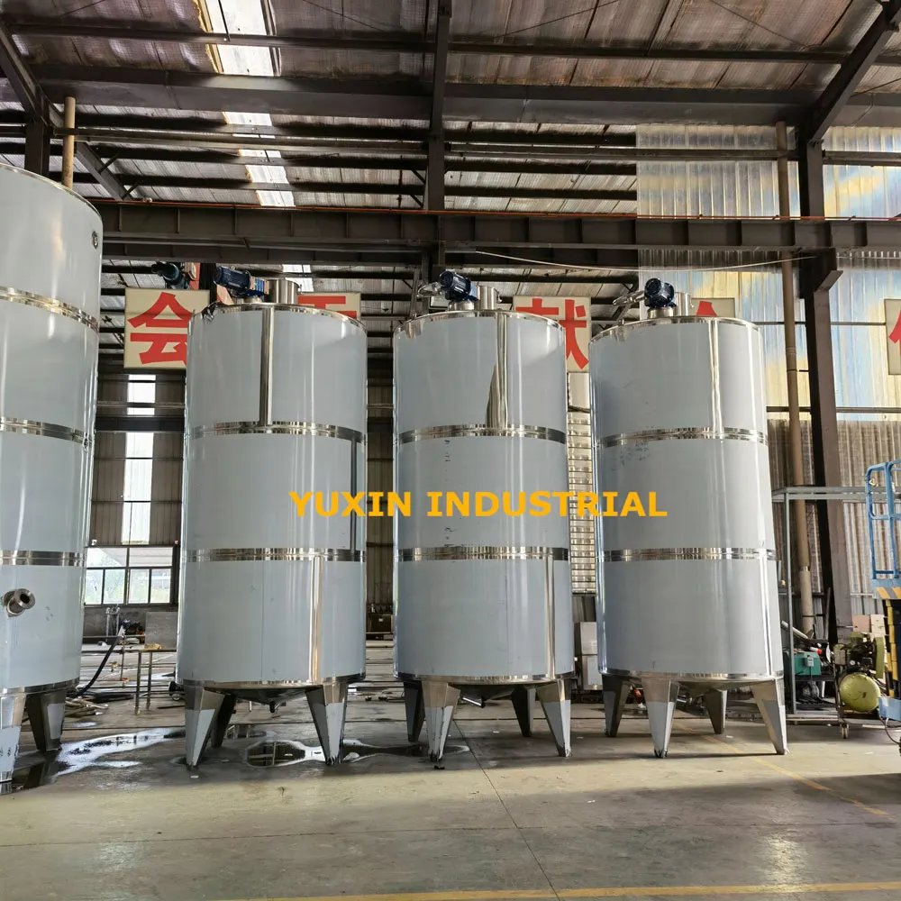 Vertical Edible Cooking Oil Storage Tanks - Big Capacity