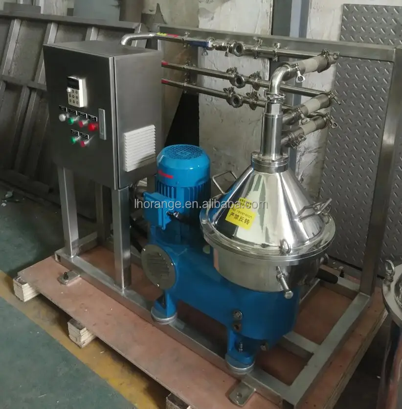 Industrial 3phase Automatic Milk Fat Cream Separator Machine Production ...