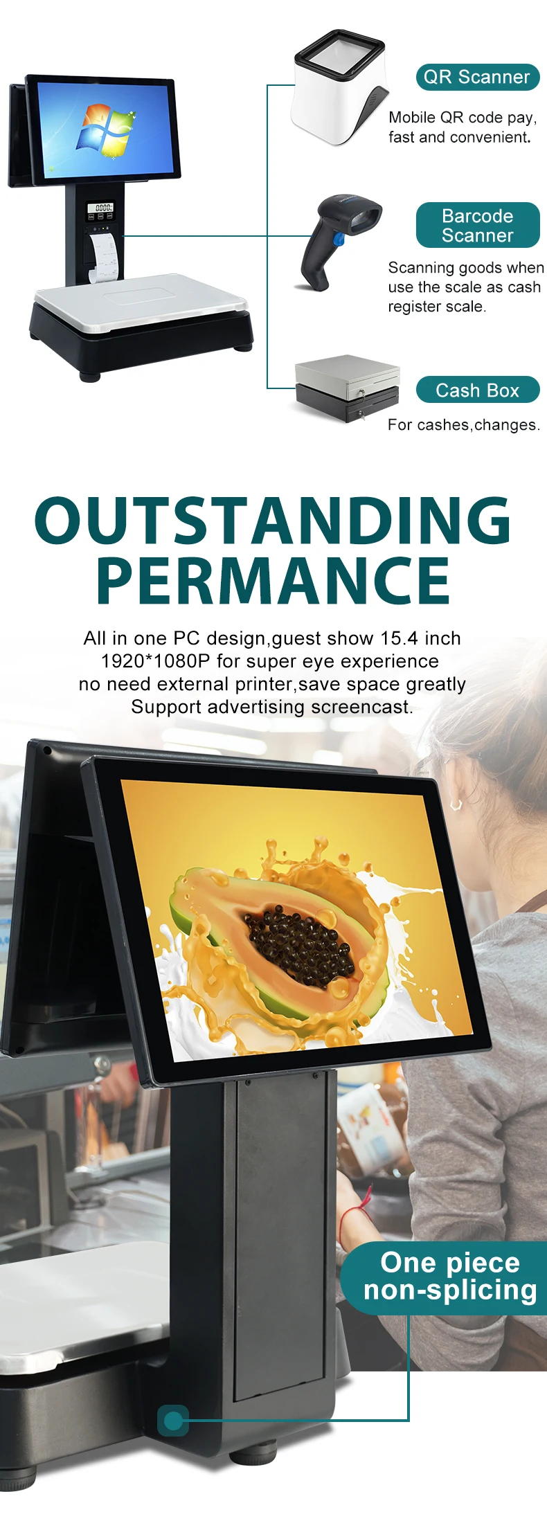 NVK PC 30kg POS Scale - Precision and Efficiency for Retail