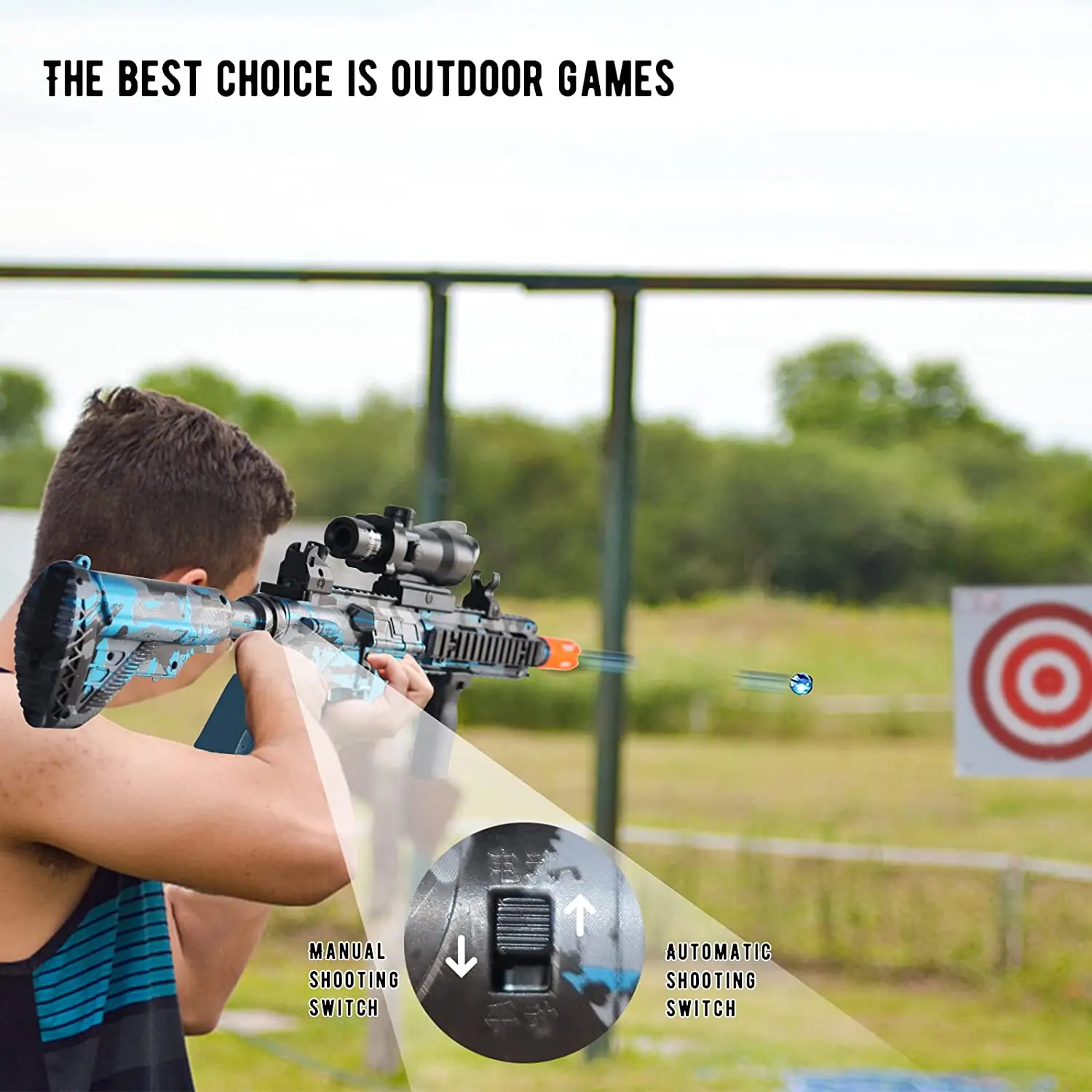 Cheap Realistic Air Orby Gun Ak47 Weapons Spyr One Water Gel ...