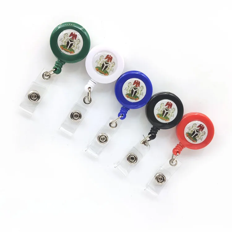 Wholesale Round YO-YO Retractable Badge Reel Plastic Id Card Holder ...
