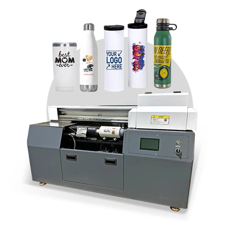 High Speed Round Bottle 360 Rotary Degree Inkjet Cylinder Can Uv ...
