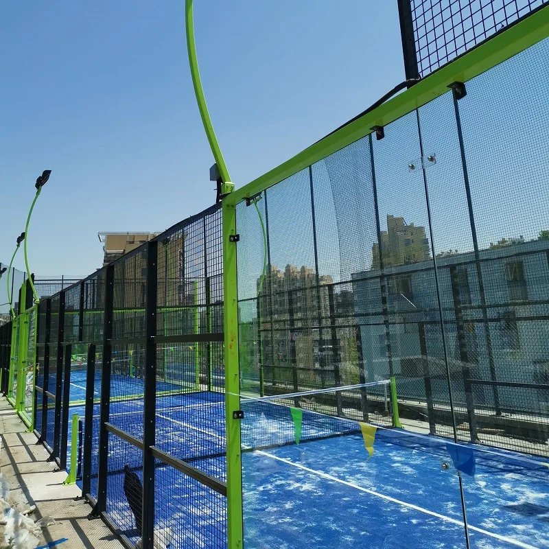 High Quality 10x20m Indoor/outdoor Paddle Court With Artificial Tennis ...