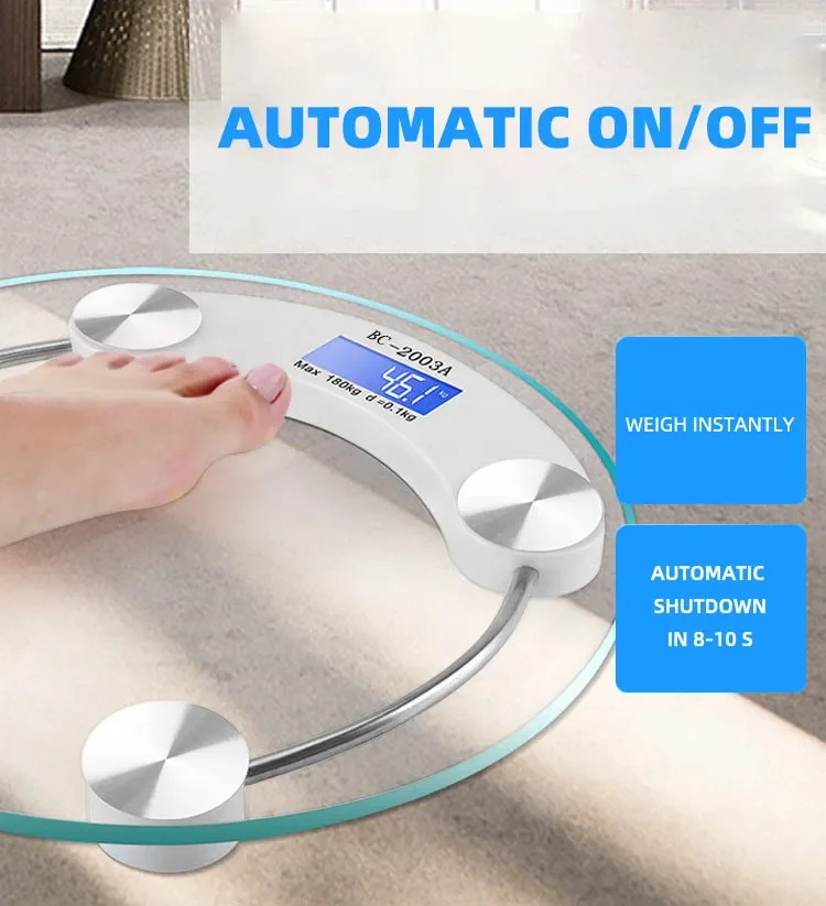 Veidt Weighing 180kg Bathroom Floor Scale Intelligent Human Body ...
