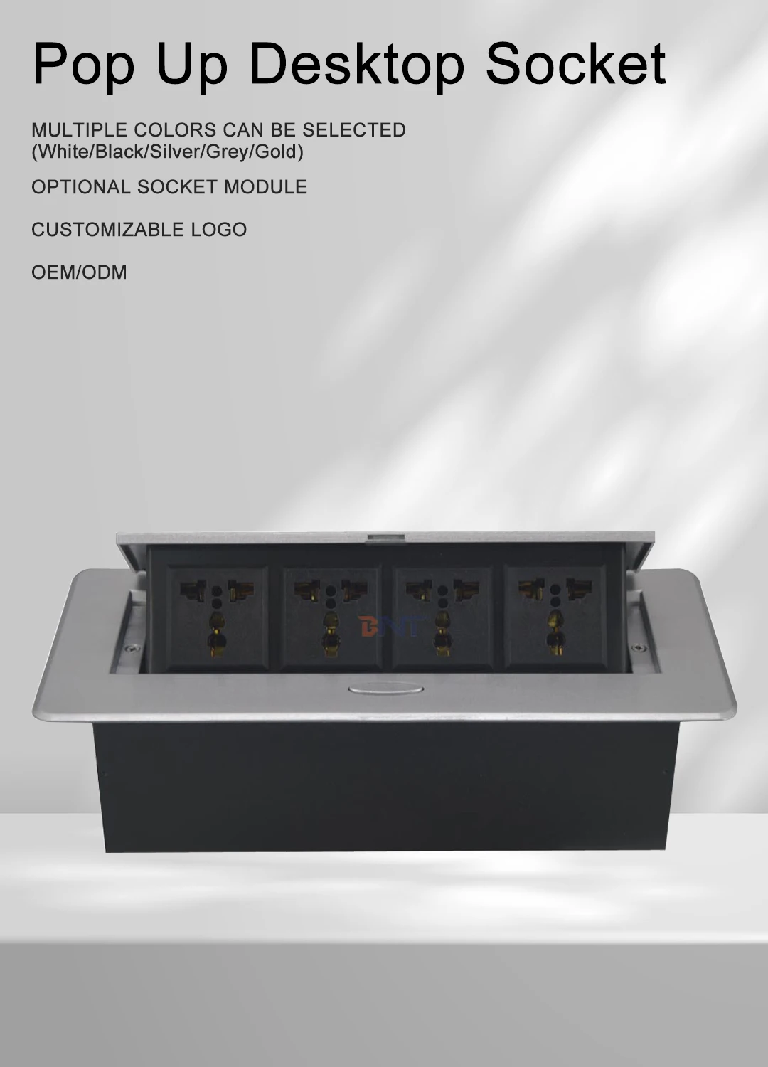 Customizable 220V 10A Power Socket Desktop Pop-Up Universal Outlet ...