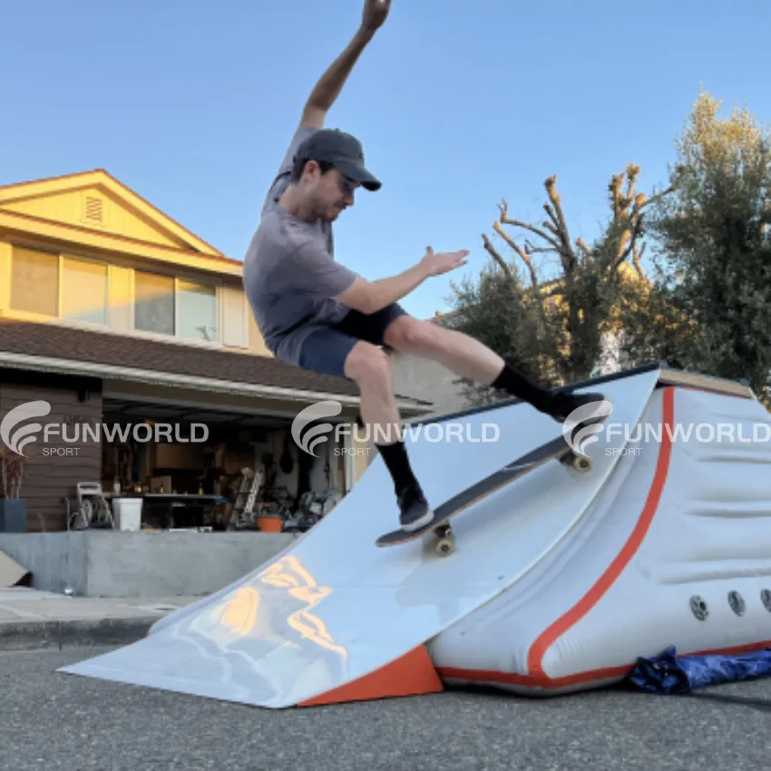 Custom Airtight Inflatable Skate Ramps - Funworldsport