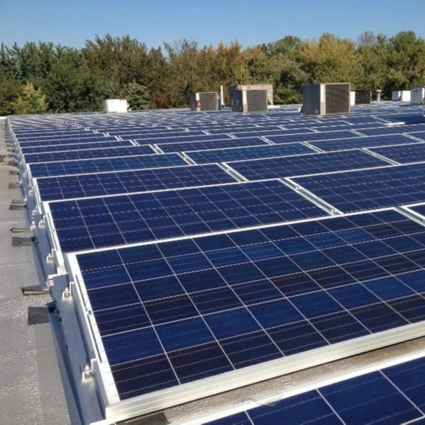 Adjustable Aluminum Solar Mounting Structure Solar Panel Flat Roof ...